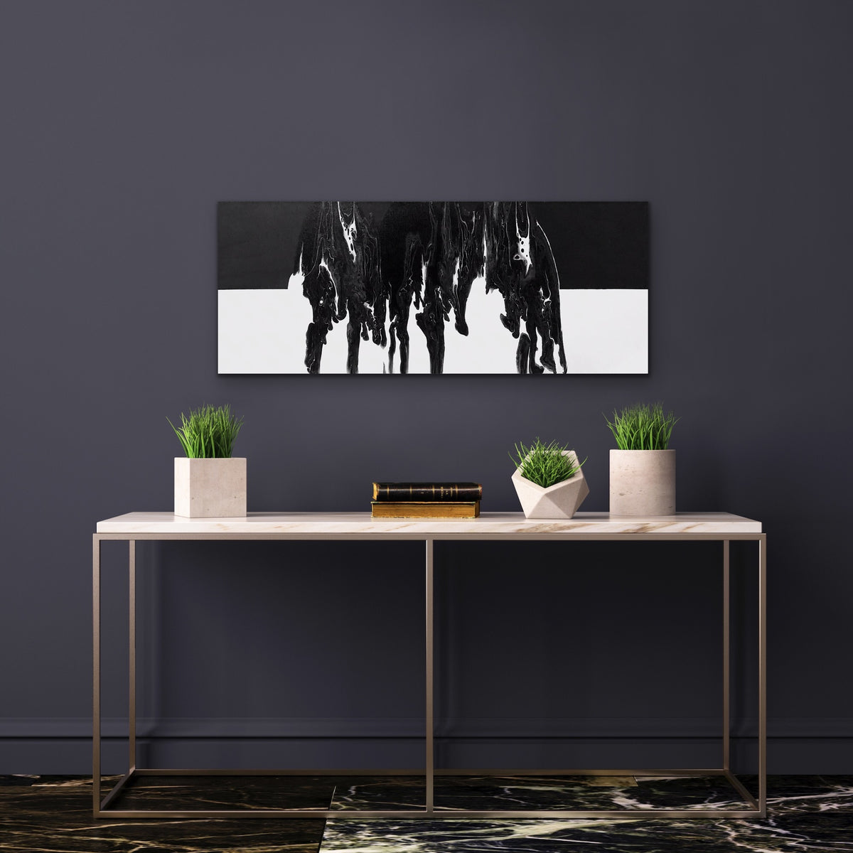 Stampede (16"x40") – Suki Art Studio